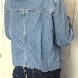 Zara | Jackets & Coats | Zara Denim Button Down Shirt Denim Jacket W ...